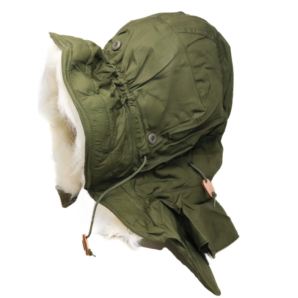 ALPHA INDUSTRIES Cold Weather M-51 Fishtail Hood with Fur Ruff | eBay