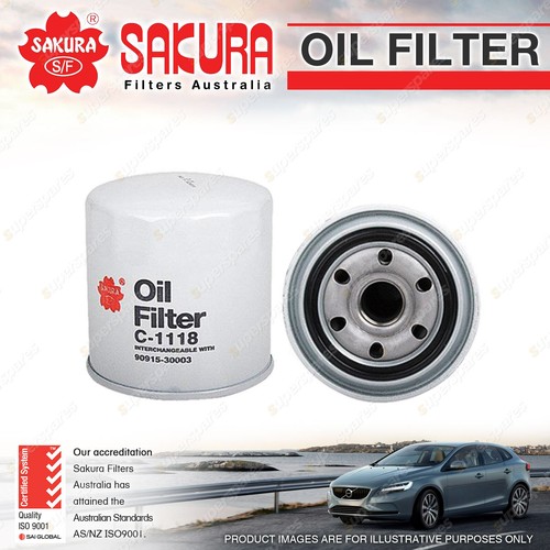 Sakura Oil Filter for Toyota Camry CV40 3CT 2.2L Corolla CE106R 2C 4Cyl ...