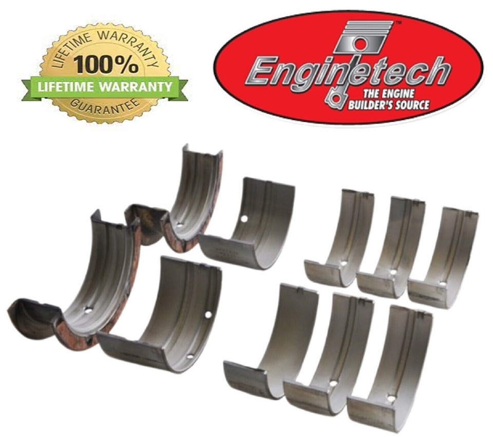 Oldsmobile 400 425 455 V8 Enginetech Main Bearings 1965 - 1976 010 020 | eBay