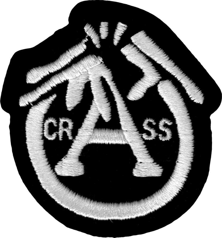 Patch - Crass Black White Logo Anarchy Punk Rock Music Embroidered Iron On #9543 | eBay