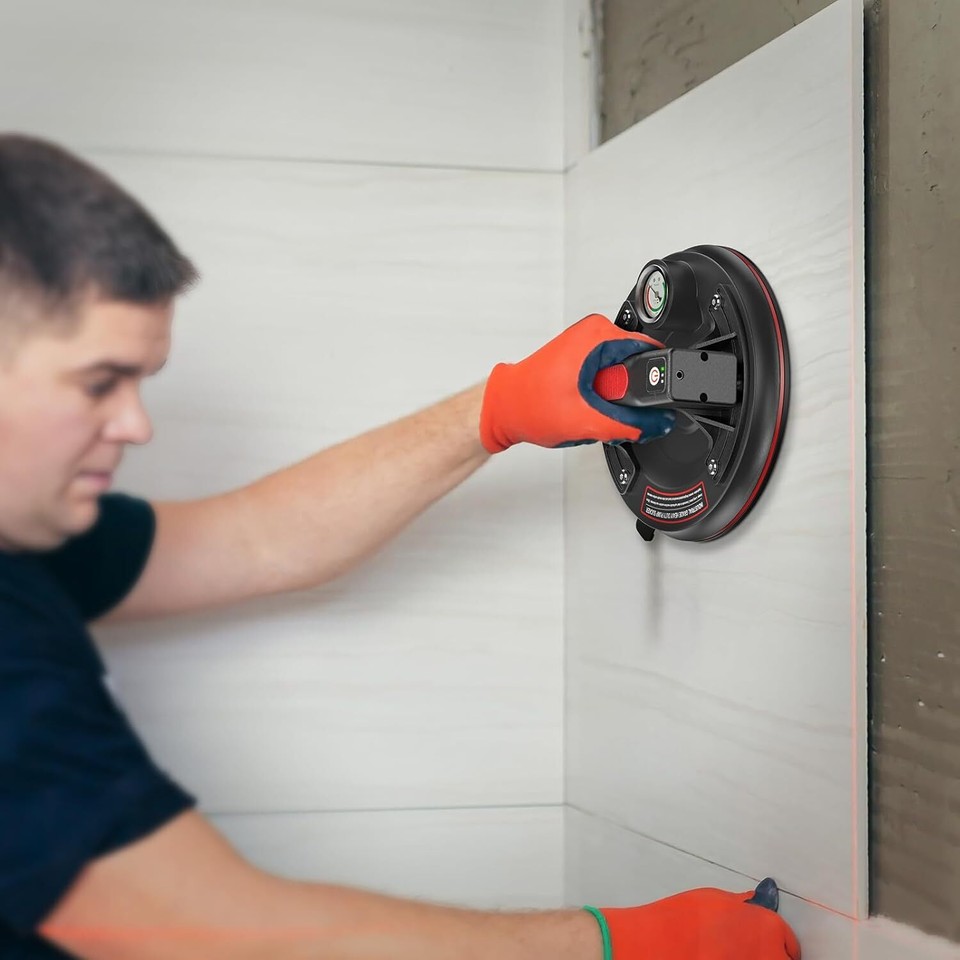 Avhrit Electric Suction Cup Lifter 500lbs 8'' Vacuum Suction Cup Lift ...