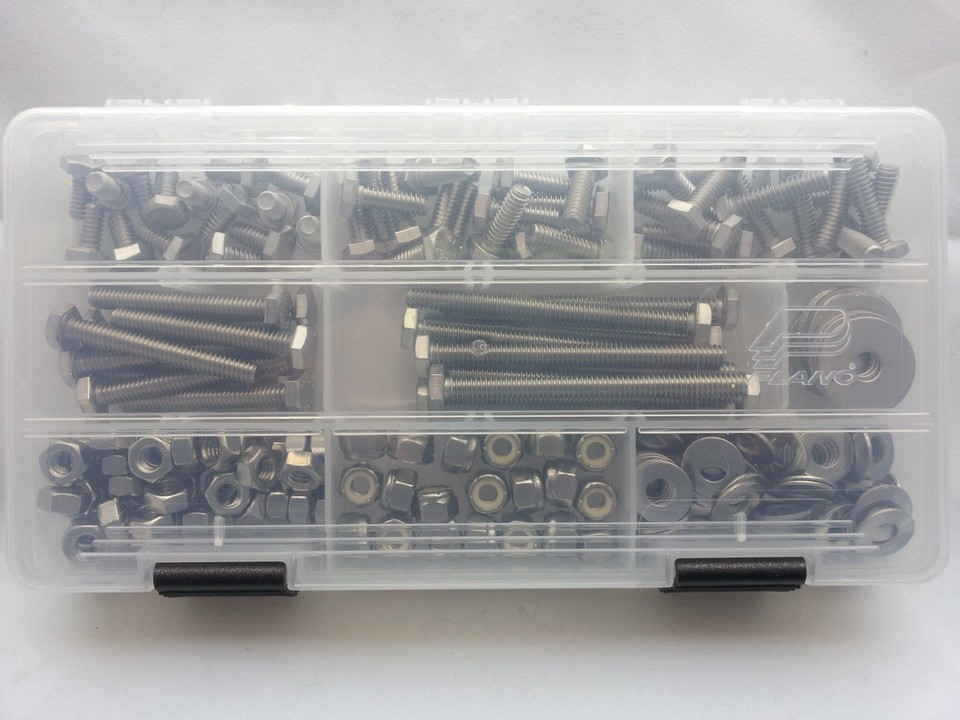 Assorted Stainless Steel Fastener Kit: 1/4 Tap Bolt Kit | eBay