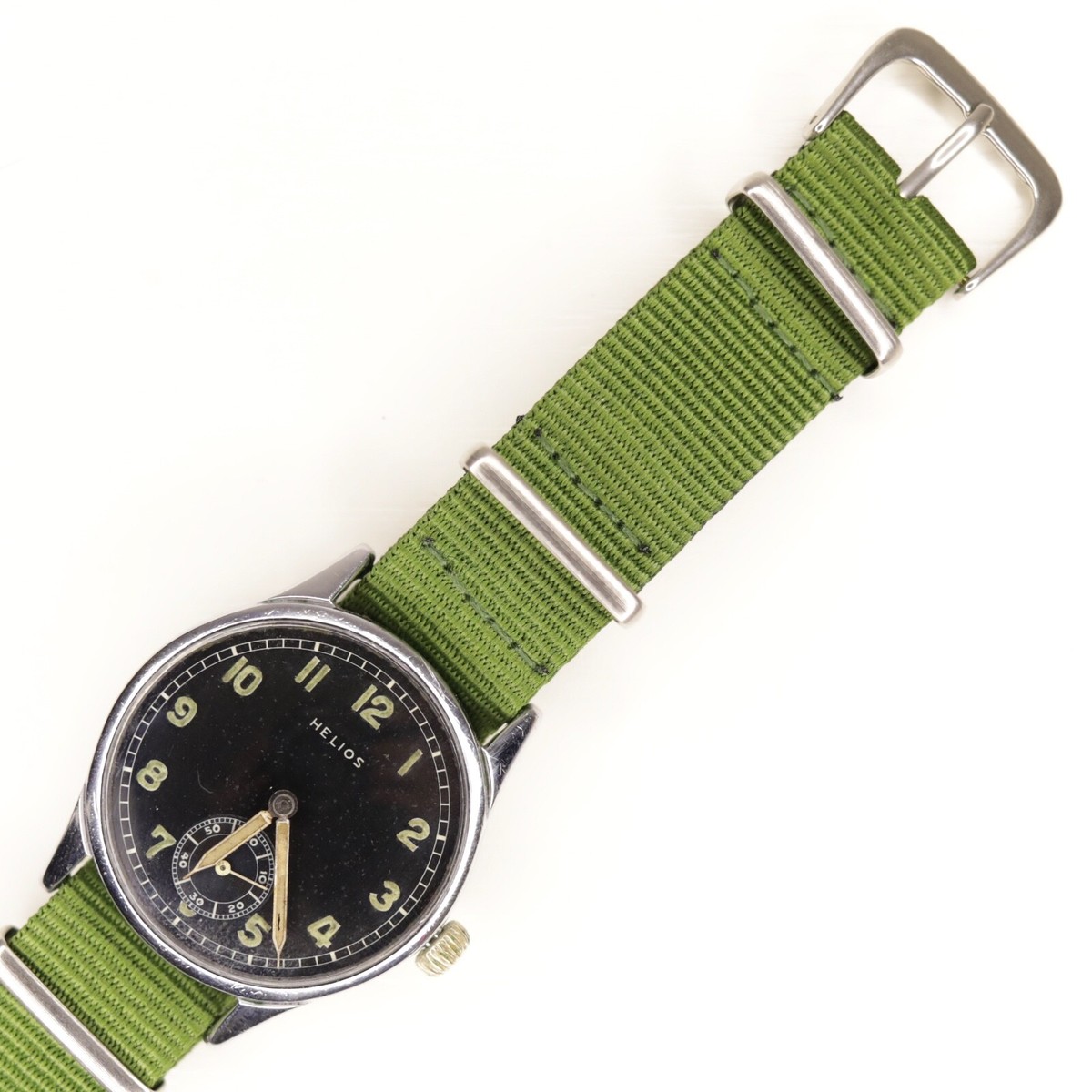 Vintage Helios DH WW2 Watch Military German Army | eBay Vintage Helios DH WW2 Watch Military German Army | eBay