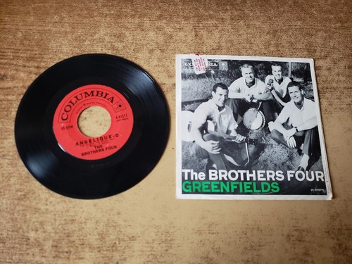 1960s EXCELLENT The Brothers Four – Greenfields/ Angelique-O 41571 45 ...