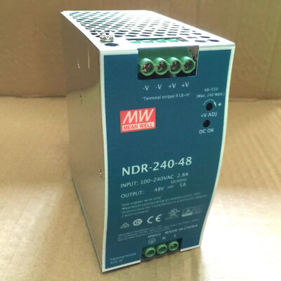 1PCS New Mean Well NDR-240-48 48V 5A Power Supply Free Shipping | eBay
