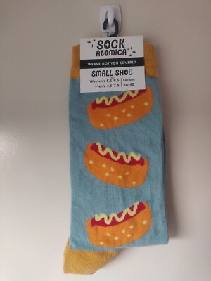 Sock Atomica Hot Dog Socks | eBay