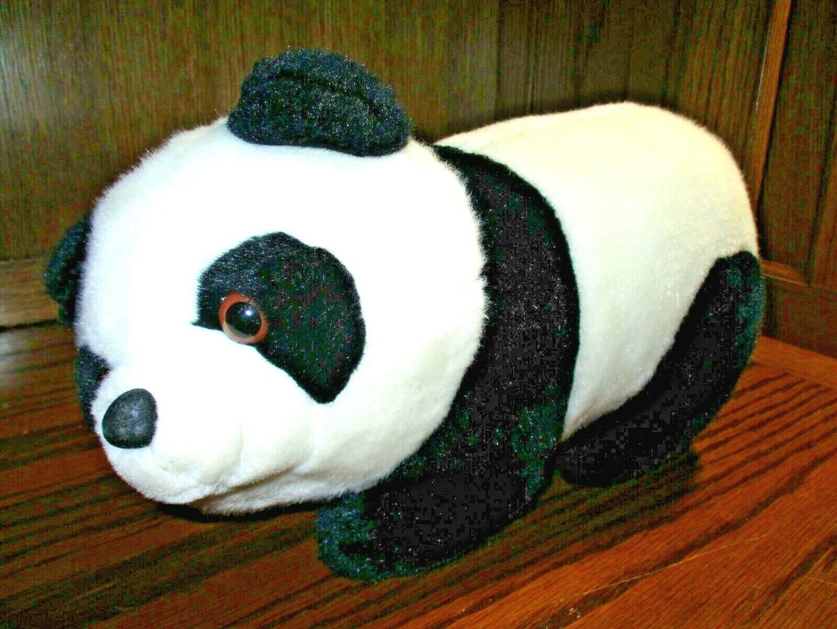 LONGBO Panda Bear White~Black Soft Plush Stuffed Animal Toy LONGBO Panda Bear White~Black Soft Plush Stuffed Animal Toy