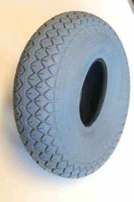 330x100 400x5 Grey Block Mobility Scooter Tyre 4.00-5 Diamond Tread ...