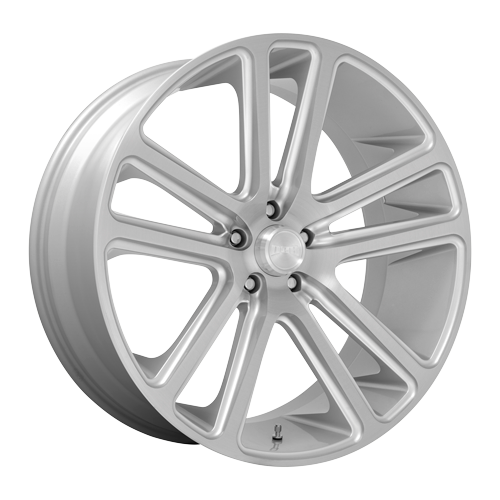 1 24 Inch Silver Wheel Rim Ford F150 Expedition 24x10 6x135 Lug DUB ...