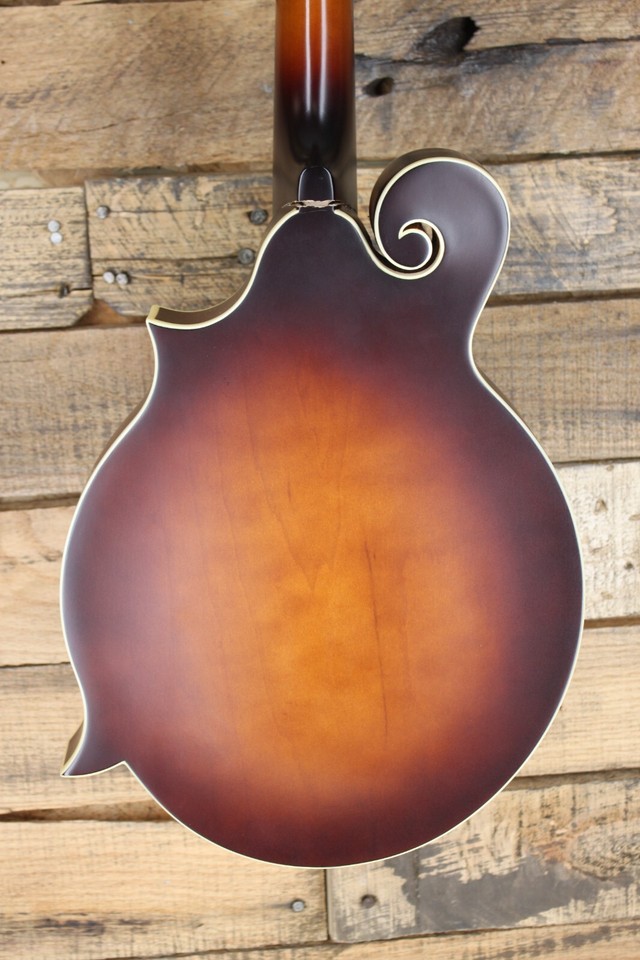 The Loar LM-310FE Hand-Carved F-Style Acou-Electric Mandolin -HEEL ...