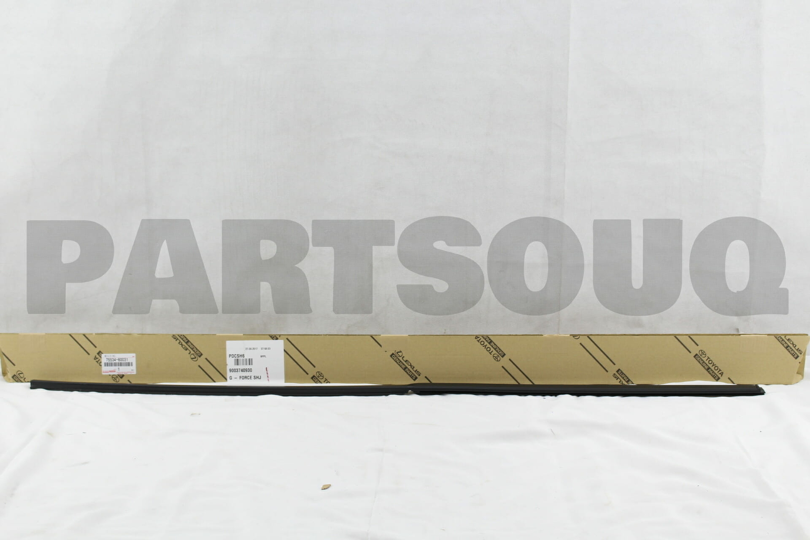 7553460031 Genuine Toyota MOULDING, WINDSHIELD, OUTSIDE LH 75534-60031 ...