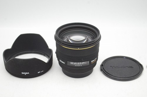 SIGMA 50mm F1.4 EX DG HSM Lens for Sony Minolta Alpha Mount w/ Hood #250228a | eBay