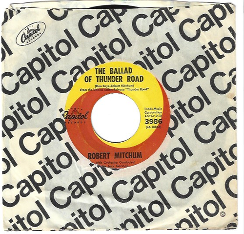 Film Legend 45 RPM - Robert Mitchum - Captiol Records " Ballad De ...