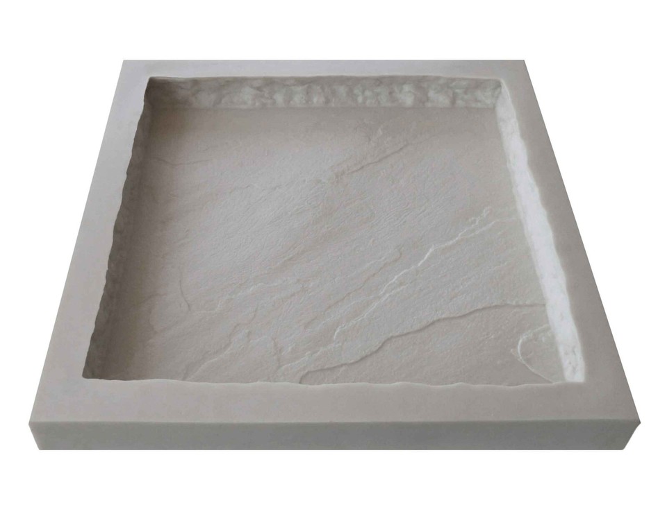 Slate Wall Cap, Column Cap, Hearthstone, Paver Mold, 24''L x 24''W x 2. ...