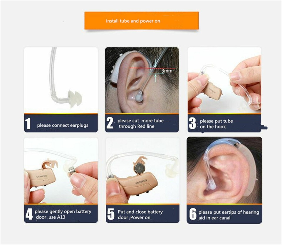 Signi a Simen s hearing aids Prompt p/SP BTE 8 Channel digital severe ...