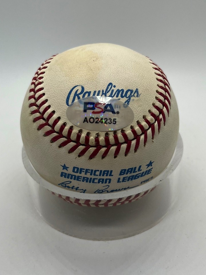 Greg Swindell Indians Astros Red Sox Signed Autograph OMLB Baseball PSA ...