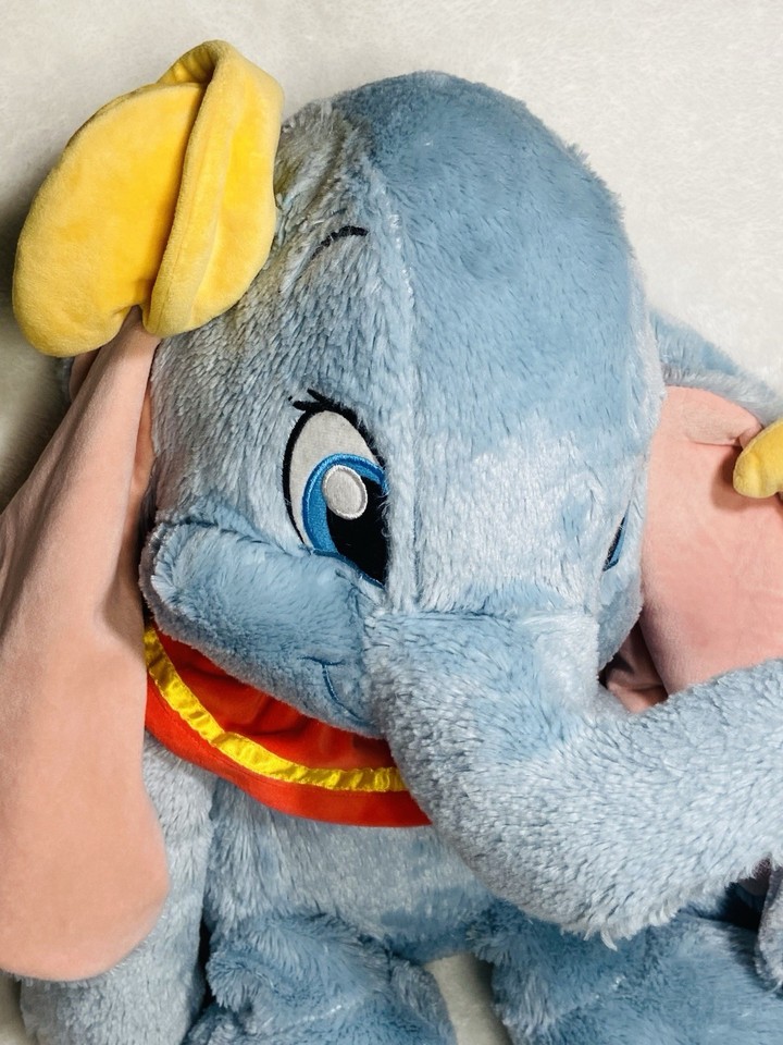 Disney Parks Big Feet Dumbo Plushes 18” Dumbo + 10” Dumbo Cute Plushes ...