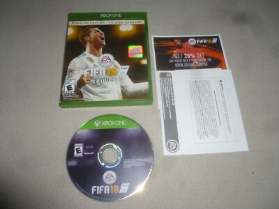 XBOX ONE VIDEO GAME FIFA 18 RONALDO EDITION W CASE EA SPORTS SOCCER | eBay