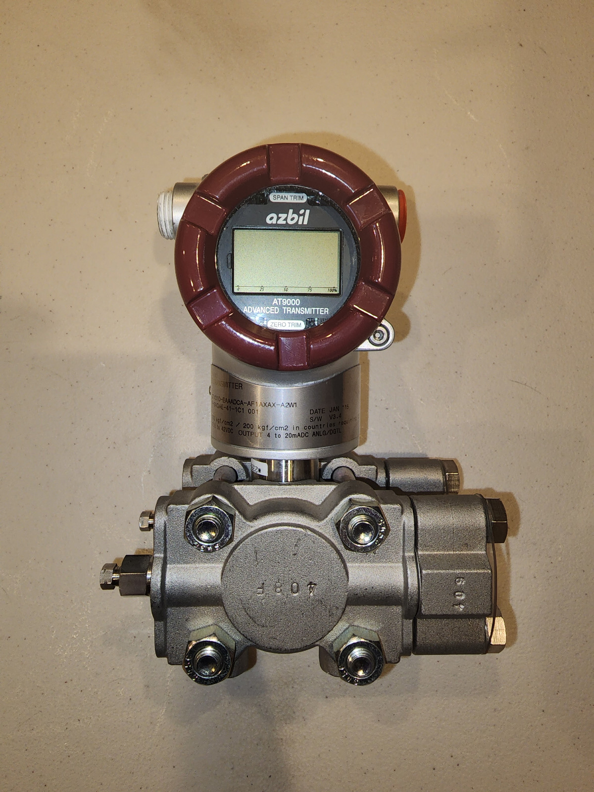 NEW/Open Box AZBIL AT9000 ADVANCED TRANSMITTER GTX31D-EAAADCA-AF1AXAX ...