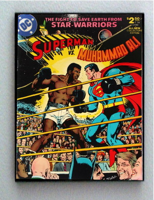 Framed Muhammad Ali vs Superman Comic Cover Restored Reprint | eBay