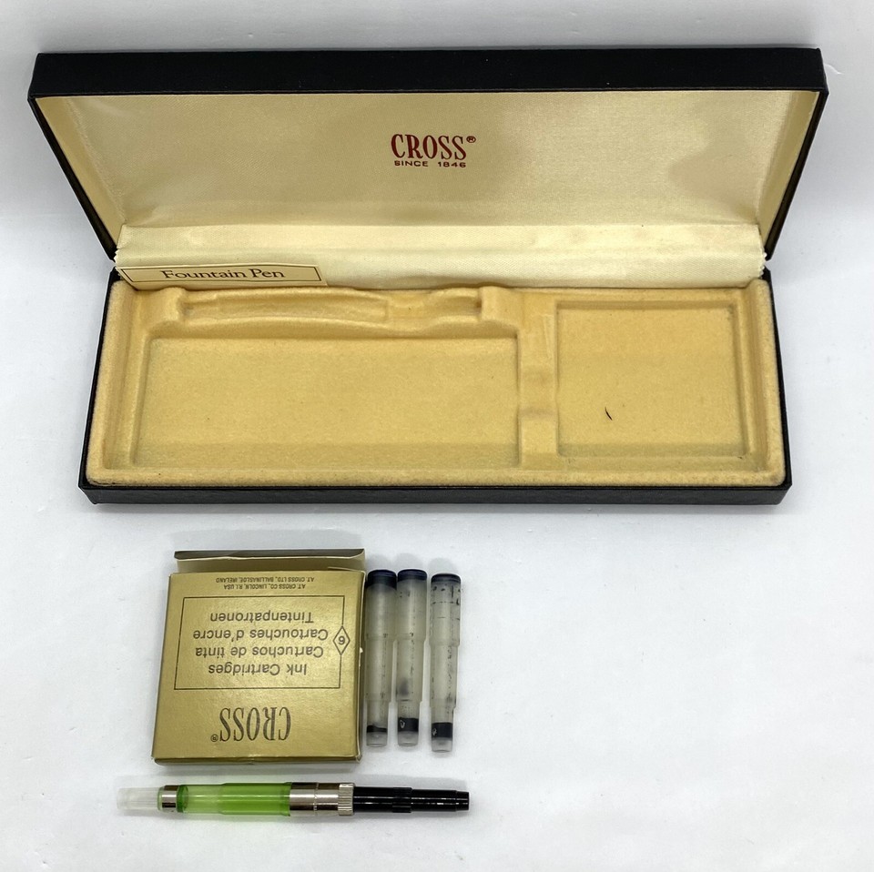 Vintage Cross Fountain Pen With Original Box | eBay