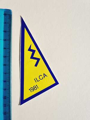 Ilca 1981 Laser Sail Sticker Autocollant 80S Vintage Original | eBay