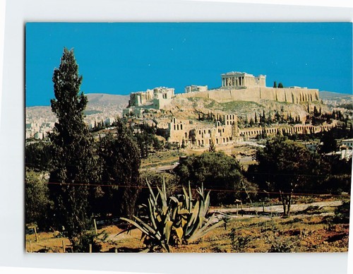 Postcard General View Of Acropolis Athens Greece | eBay