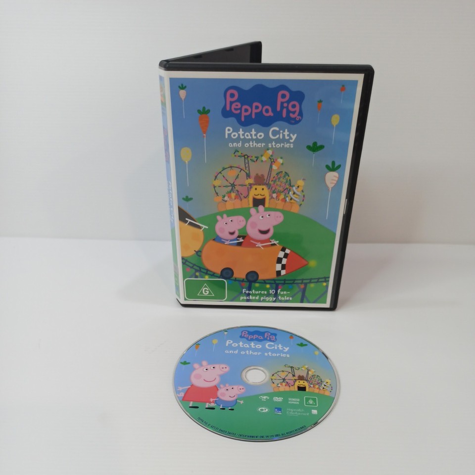 Peppa Pig DVD The Queen A Royal Compilation and Potato City & Other ...