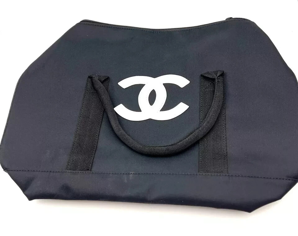 New! Chanel Boston Bag VIP Waterproof Travel Sports Duffle with Handle ...