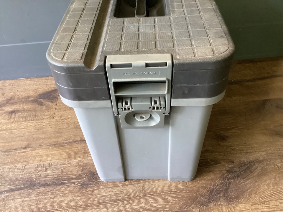 Vintage Sears Craftsman Compact Carryall Tool Box Organizer GTO w ...