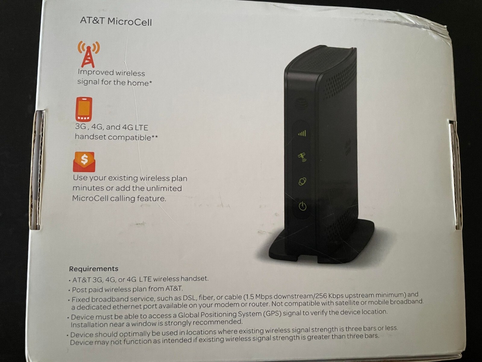 AT&T CISCO MicroCell 4G/LTE Wireless Cell Signal Booster Antenna DPH ...