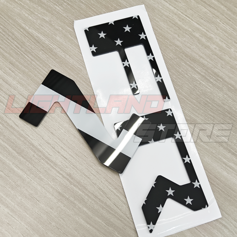 2022-2025 Flag Tailgate emblem Letters Nameplate Replacement Insert For ...