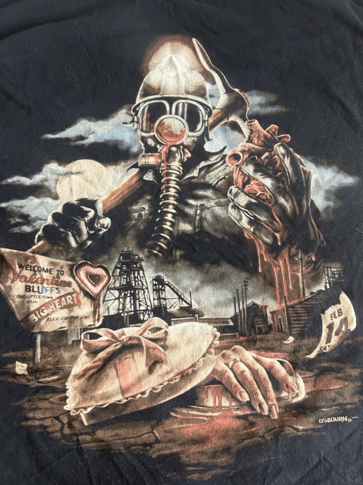 Fright Rags My Bloody Valentine Miner Shirt Best Fit medium OOP | eBay