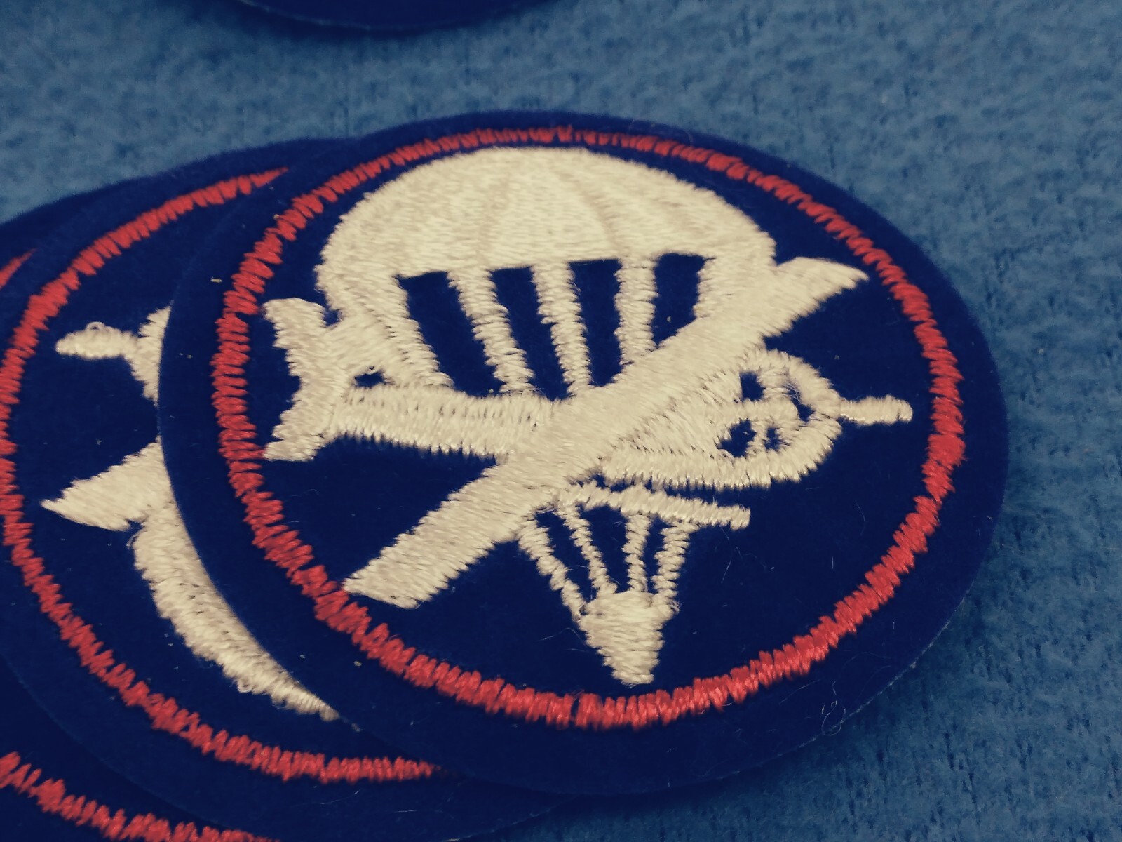 LOT OF 25 - Military Parachute Glider Officer Velour Embroidered ...