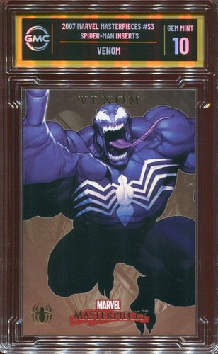 2007 MARVEL MASTERPIECES SPIDER-MAN INSERTS VENOM #S3 GEM MINT 10 | eBay