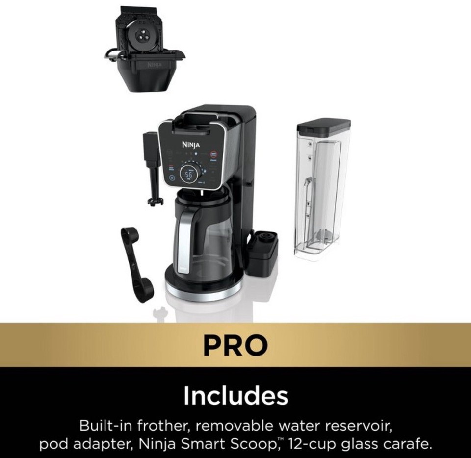 Ninja Drip Coffee Maker with K Cup Combo, Dual brew Pro Specialty ...