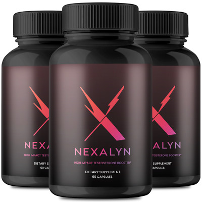 (3 Pack) Nexalyn Pills for Men Advanced Formula - Nexa Lyn Male Support ...