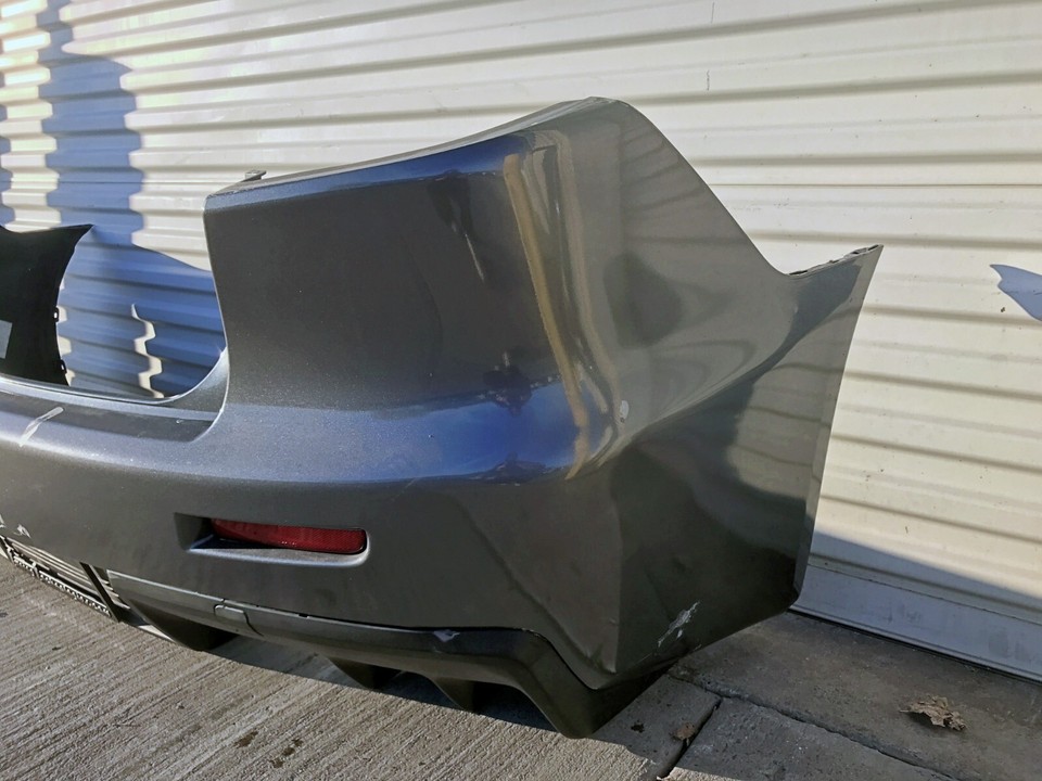 08-15 MITSUBISHI LANCER EVOLUTION EVO X REAR BUMPER COVER GRAPHITE GREY ...