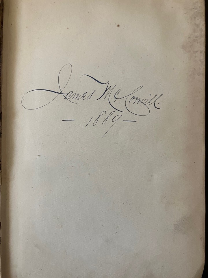 ANTIQUE Book CHARLES LAMB'S Complete Works 1878 signed James McConvill ...