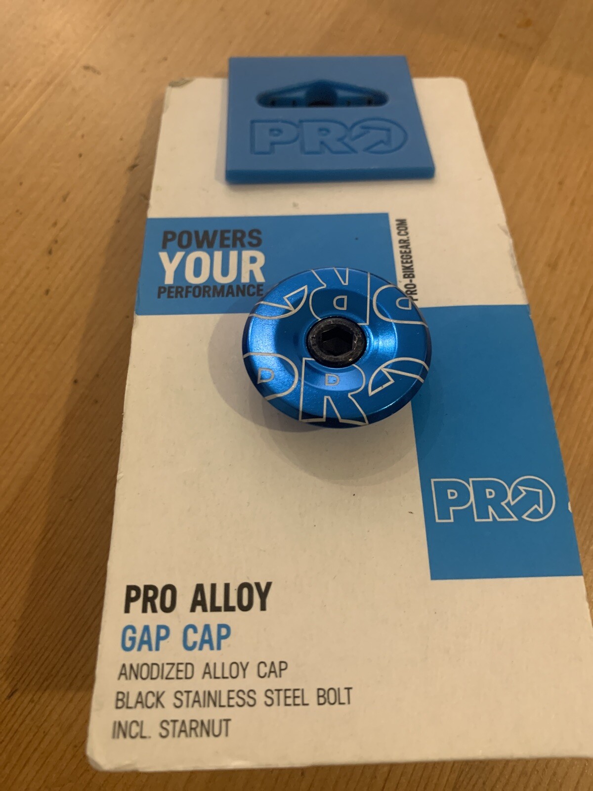 PRO Gap cap alloy, Blue anodized Shimano | eBay UK