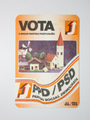 PPD/PSD PARTY POLITICAL PORTUGAL POCKET CALENDAR | eBay