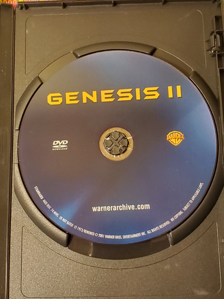 Genesis II (DVD, 1973) Gene Rodenberry Sci-Fi Thriller Warner Archive ...