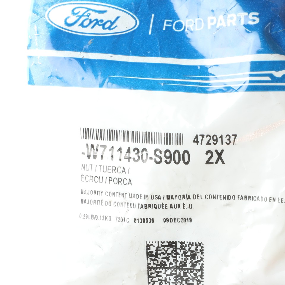 NEW OEM Ford Special Nut Genuine Ford Part Number W711430-S900 | eBay