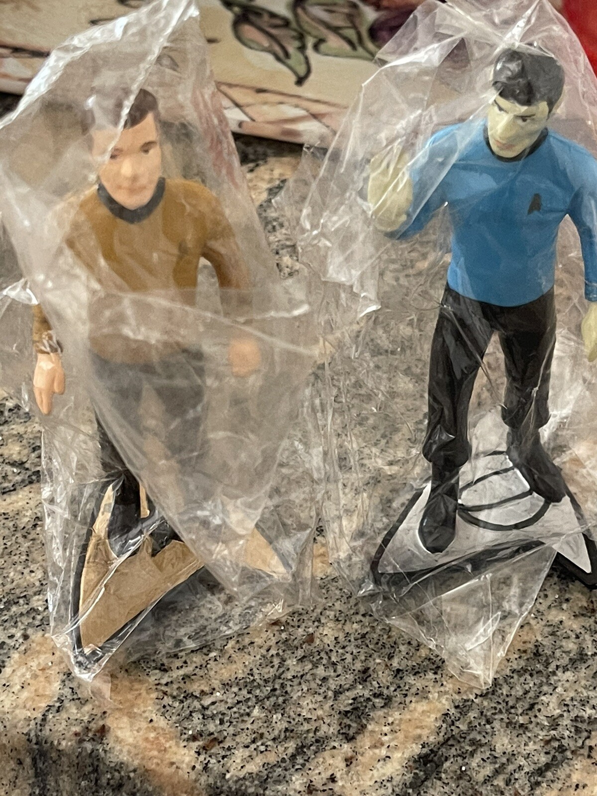 Star Trek Mini Figure Set Of Two Captain Kirk & Mr. Spock 1991 | eBay