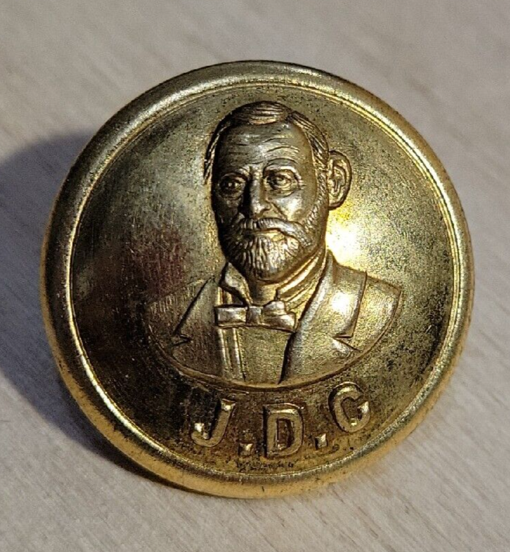Rare Unknown Antique Button, 1800's, "J.D.C." | eBay