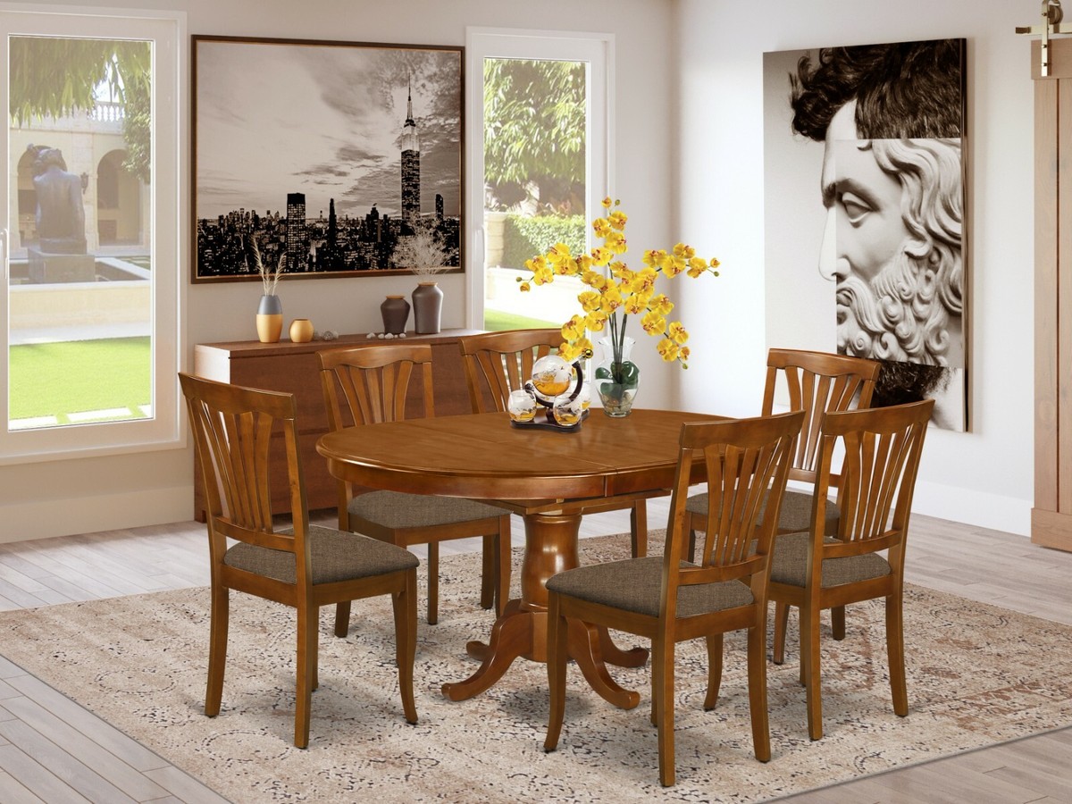 Oval Dining Room Table And Chairs