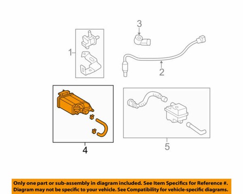 77740-33170 Toyota Canister assy, charcoal 7774033170, New Genuine OEM ...