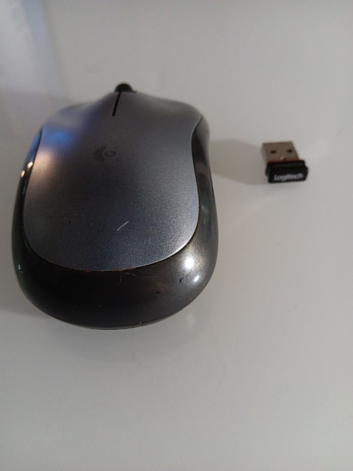 Logitech Wireless Mouse Computer Mouse USB Attachment Roller Ball / See ...