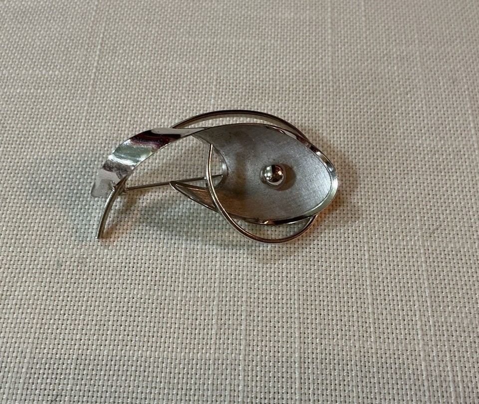 Sterling Silver R. Inc. Modernist Fish Pin Brooch | eBay