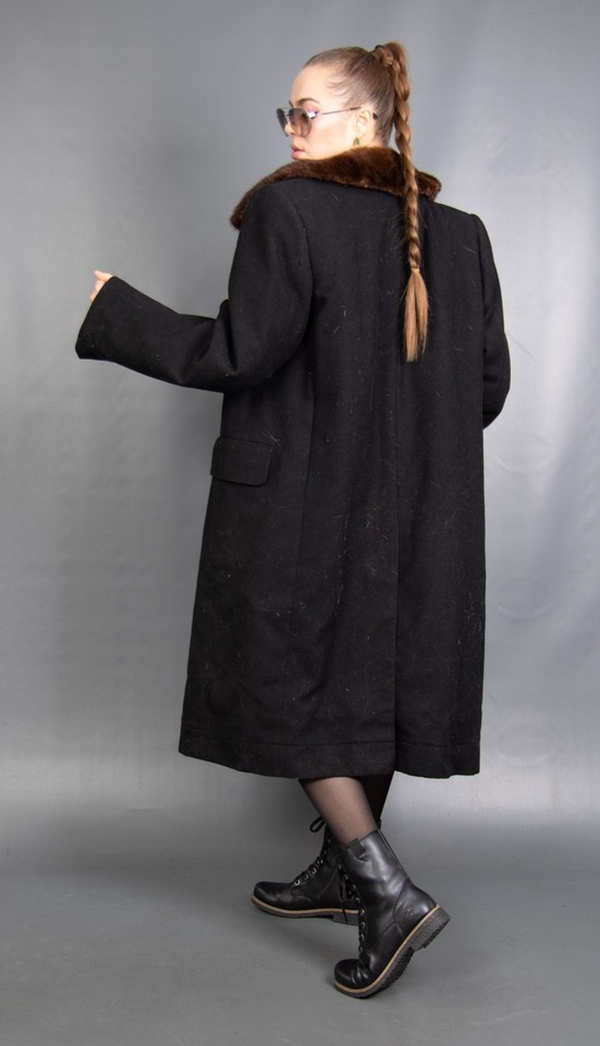 8251 AMAZING MEN'S REAL GERMAN SABLE FUR COAT VERY LONG PELZ BEAUTIFUL ...